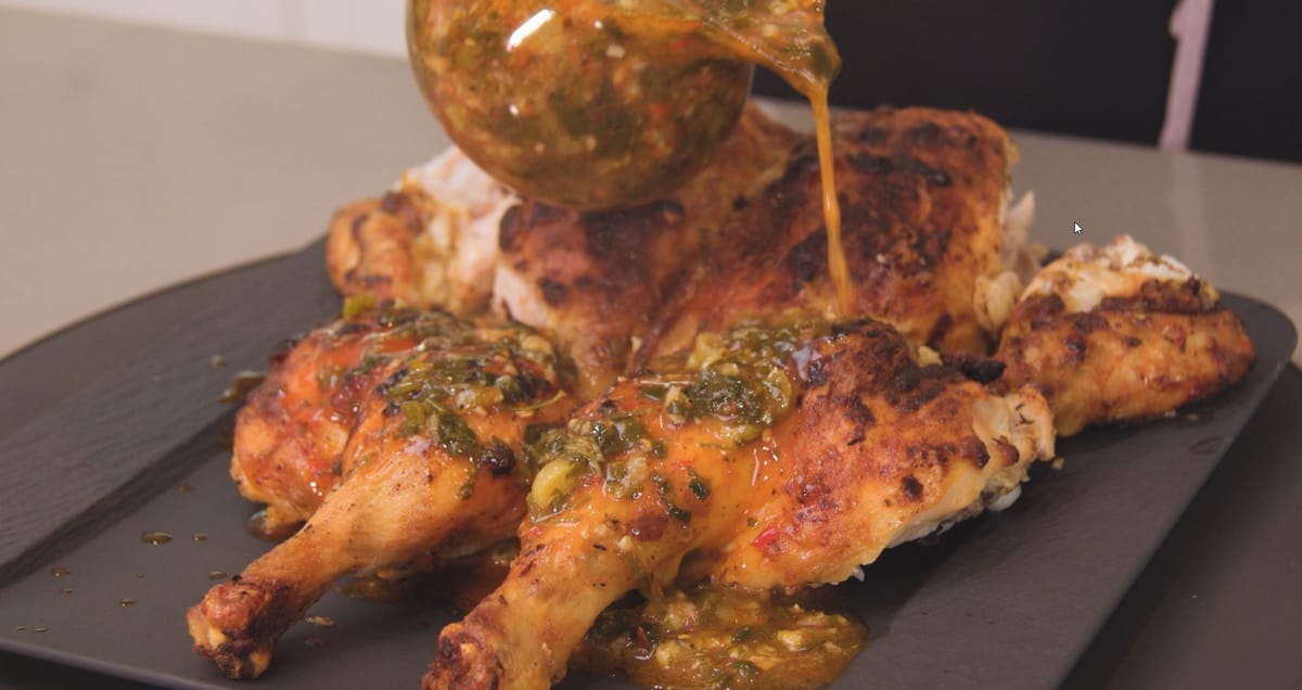 Spicy Lemon Garlic Chicken Inspired by Chicken Maison